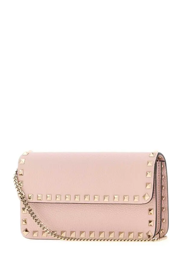 Valentino Garavani Rockstud Leather Clutch