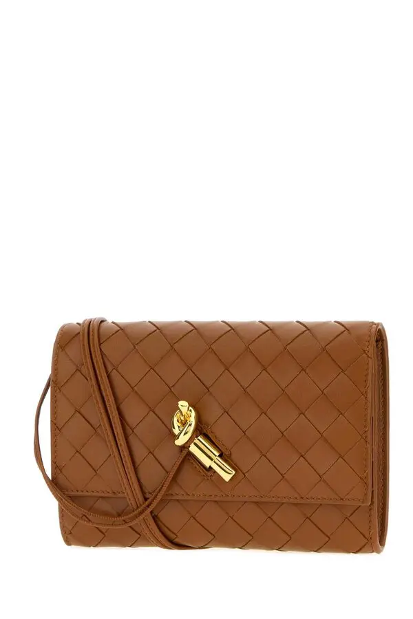 Bottega Veneta Andiamo Crossbody Bag - Brown
