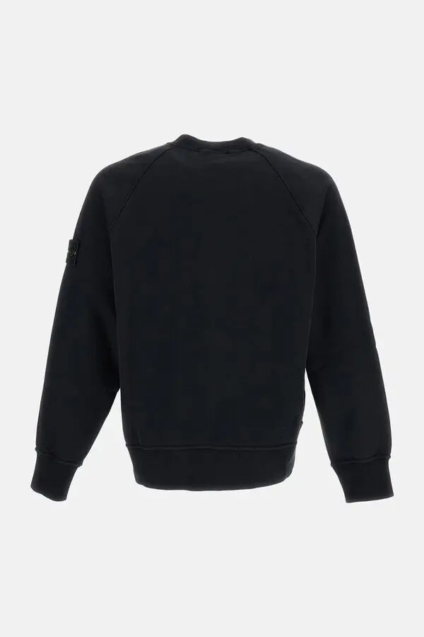 Stone Island Regular Fit Crewneck Sweatshirt With Raglan Sleeves