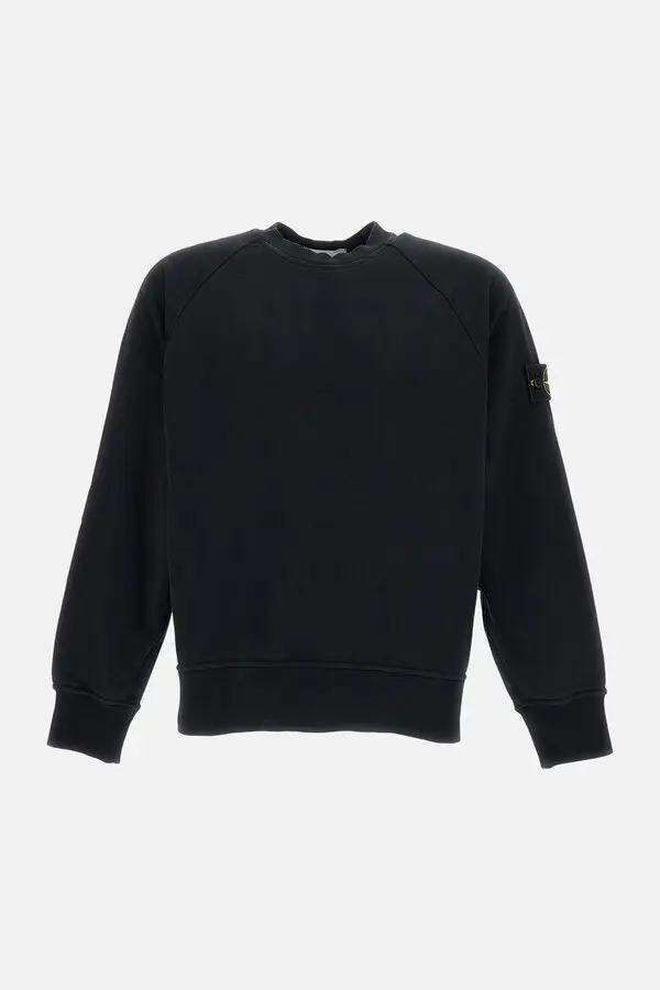 Stone Island Regular Fit Crewneck Sweatshirt With Raglan Sleeves - Multicolor