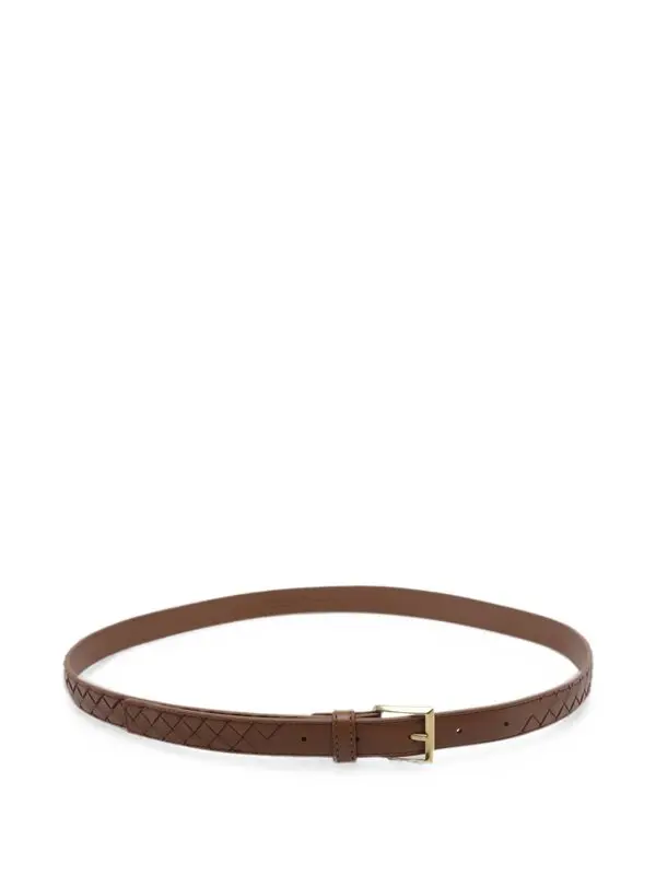 Bottega Veneta Solo Leather Belt - Multicolor