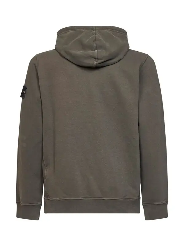 Stone Island Stretch Organic Cotton Hoodie