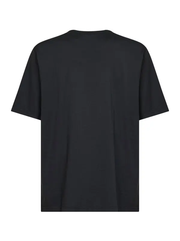 Dolce & Gabbana Black Cotton Logo-printed T-shirt