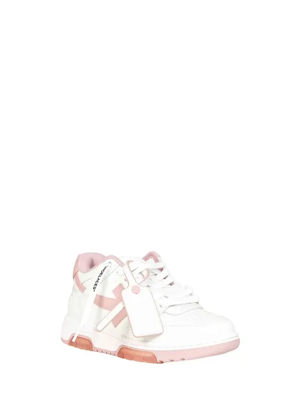 Off-White Leather And Recycled Polyester "out Of Office" Sneakers