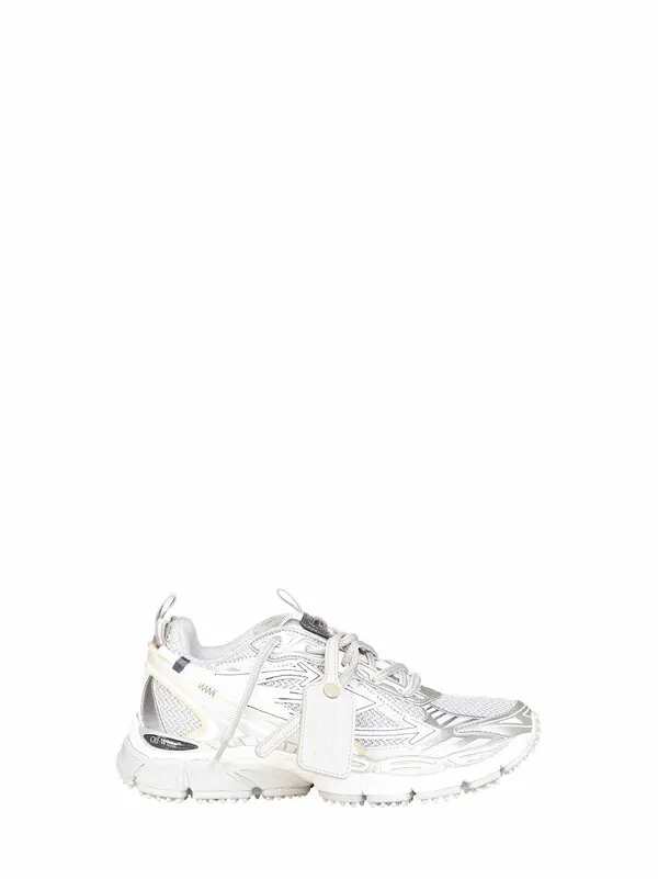 Off-White Grey And Silver "be Right Back" Sneakers - Multicolor