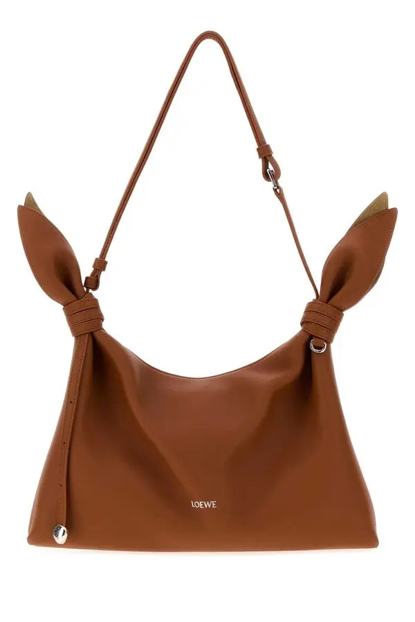 Loewe Caramel Leather Medium Scarf Shoulder Bag - Brown