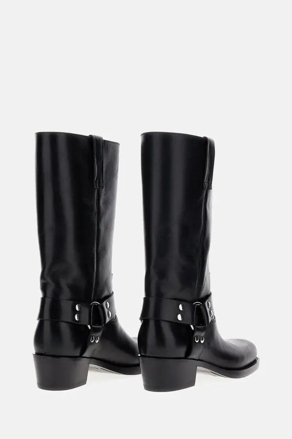 Paris Texas Roxy Boot With Silver Studs - Multicolor