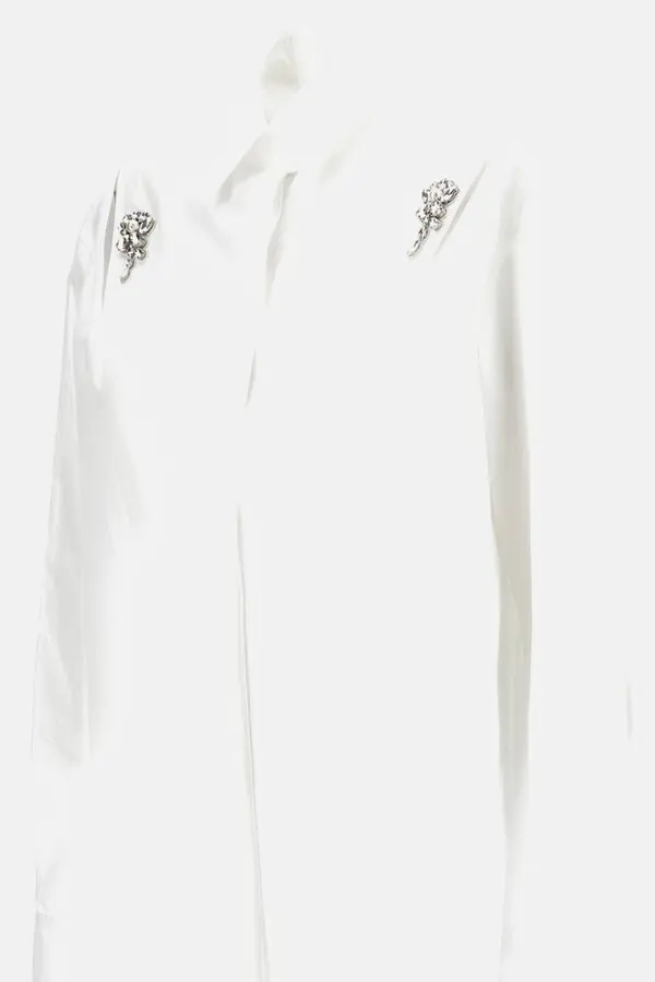 Simone Rocha Embellished Cotton Shirt