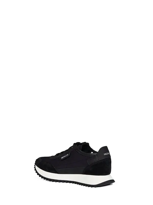 Moncler Black Suede And Nubuck Pacey2 Sneakers