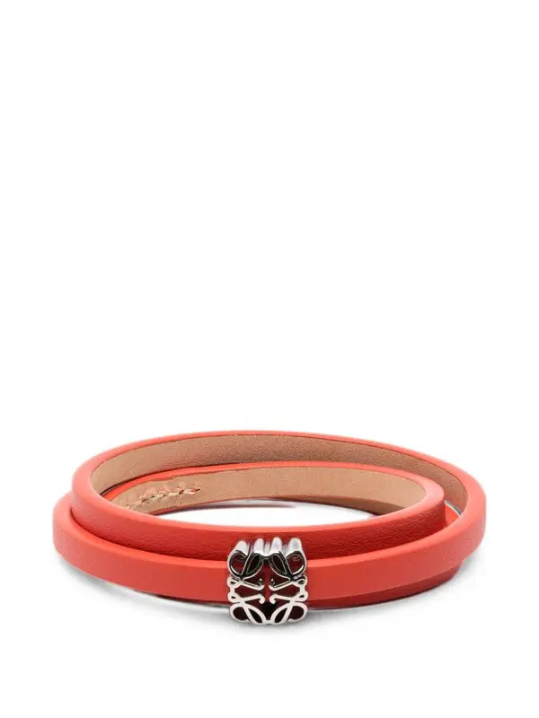 Loewe Anagram Leather Bracelet - Multicolor