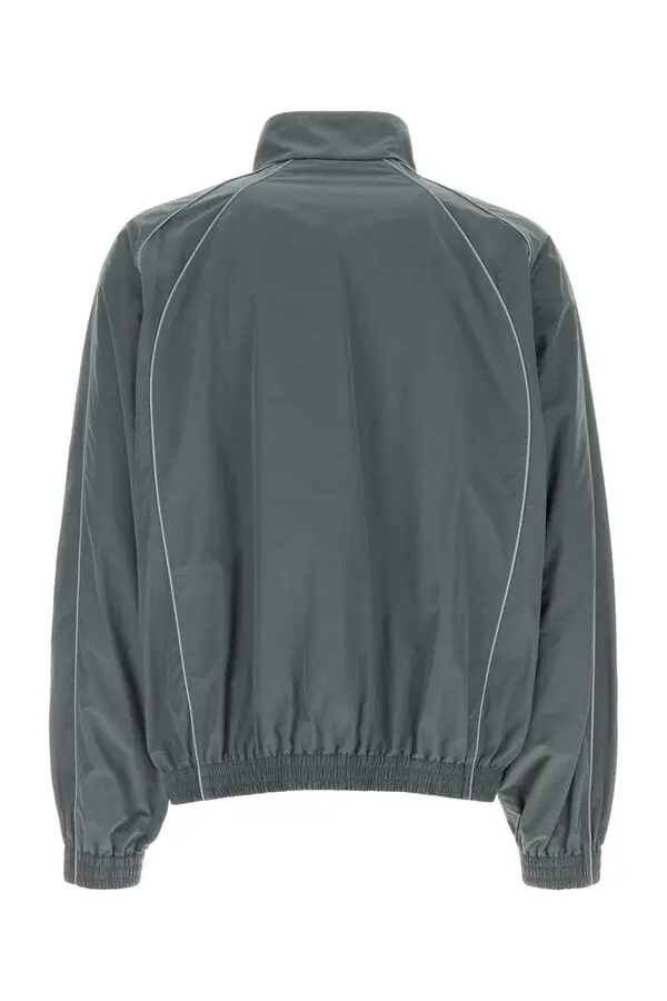 Balenciaga Dark Grey Cotton And Nylon Jacket
