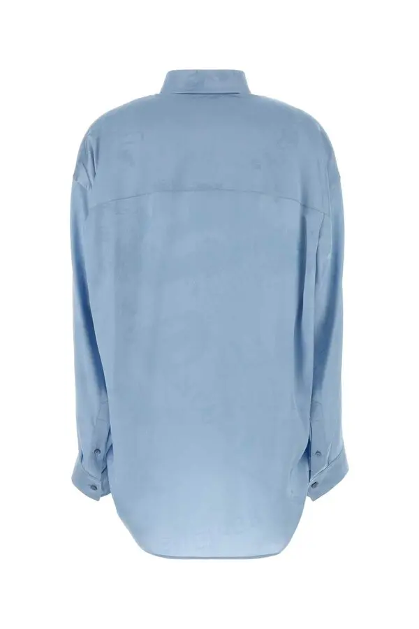 Balenciaga Light Silk Shirt - Blue