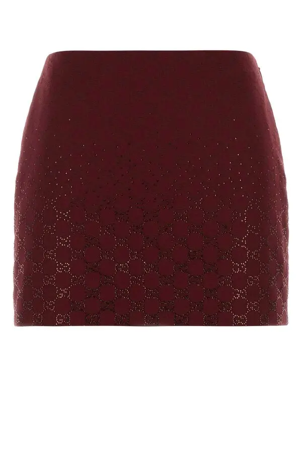 Gucci Gg Monogram Mini Skirt
