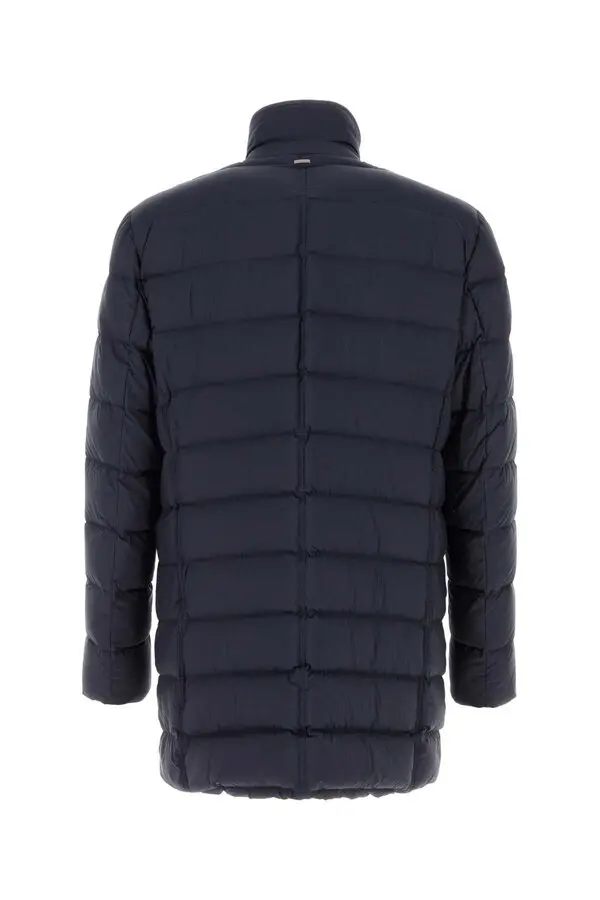 Herno Navy Nylon Padded Jacket