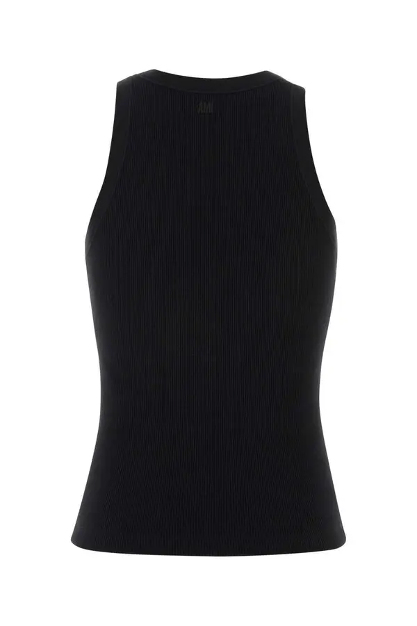AMI Paris Stretch Cotton Tank Top
