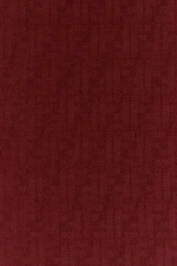 Fendi Burgundy Wool Blend Scarf
