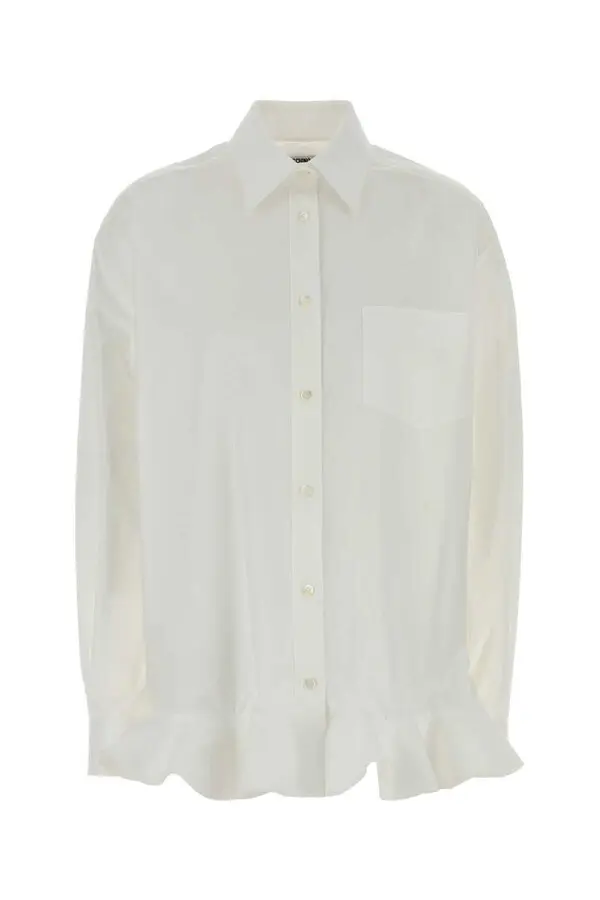 Moschino Stretch Poplin Shirt - White