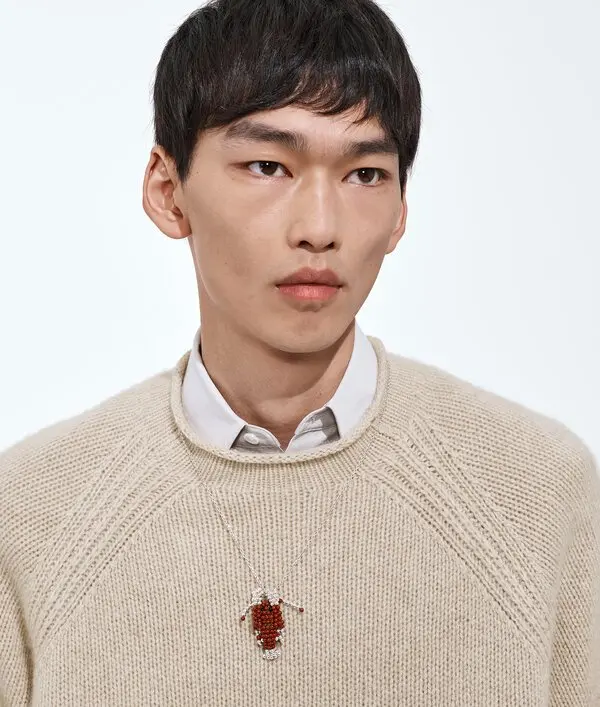 Bottega Veneta Lobster Pendant Necklace