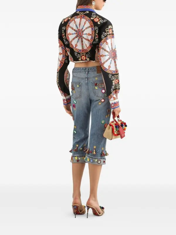 Dolce & Gabbana Carretto Print Cotton Shirt