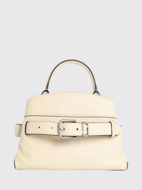 Marc Jacobs Small Tote Bag In Leather - White
