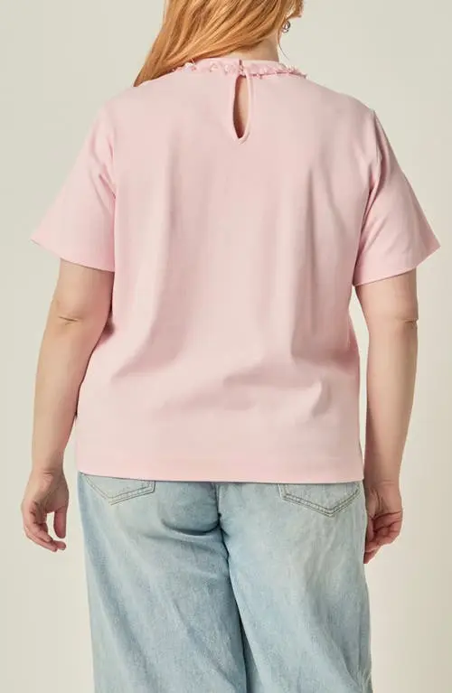 English Factory Beaded Bow T-shirt
