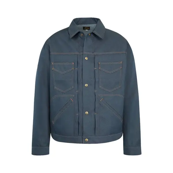 Needles Penny Poly Twill Jean Jacket 'indigo - Blue