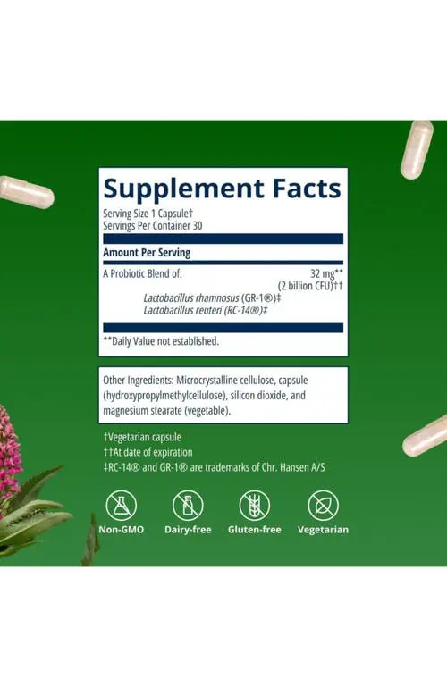 METAGENICS Ultraflora Control Daily Probiotic Supplement 30 Servings