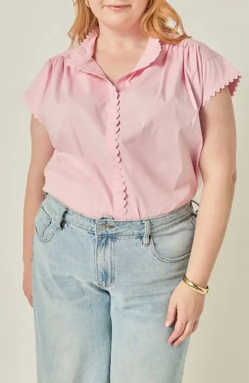 English Factory Ric-rac Cotton Shirt