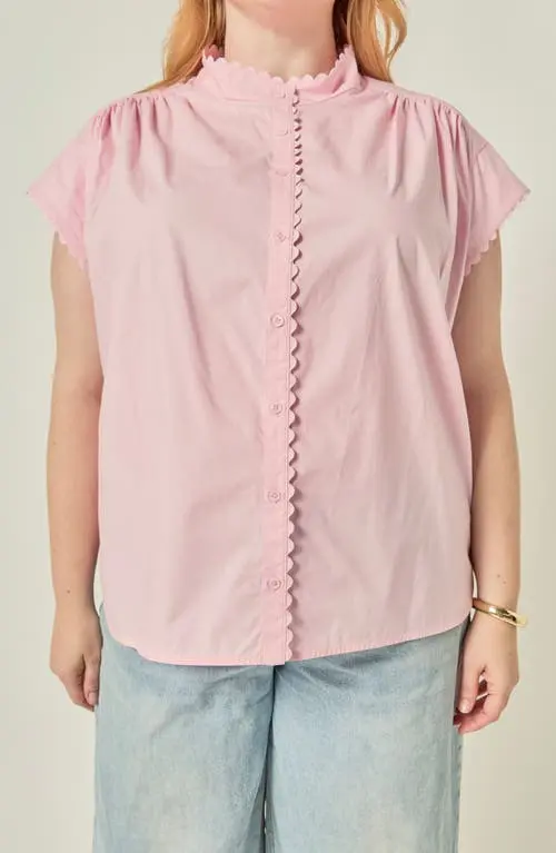 English Factory Ric-rac Cotton Shirt