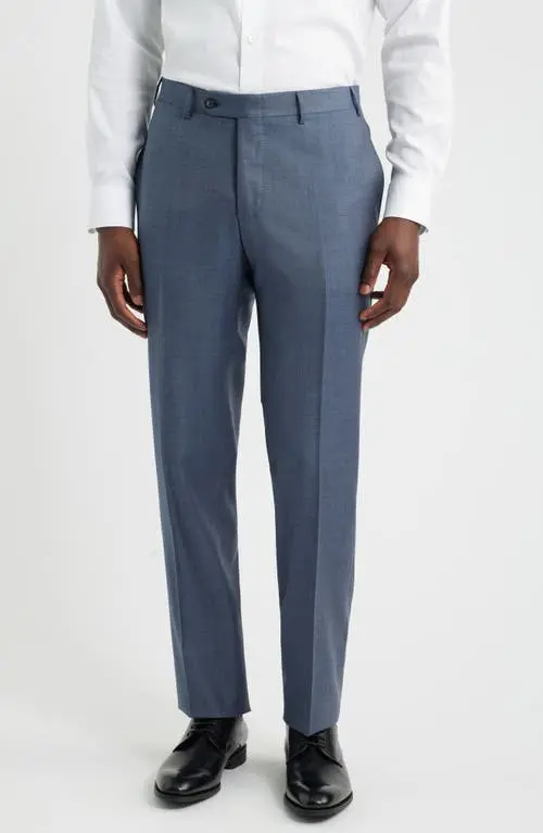Canali Capri Trim Fit Solid Wool Suit