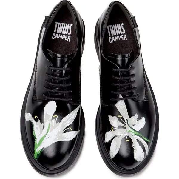 Camper Dean Twins Leather Derby - Black