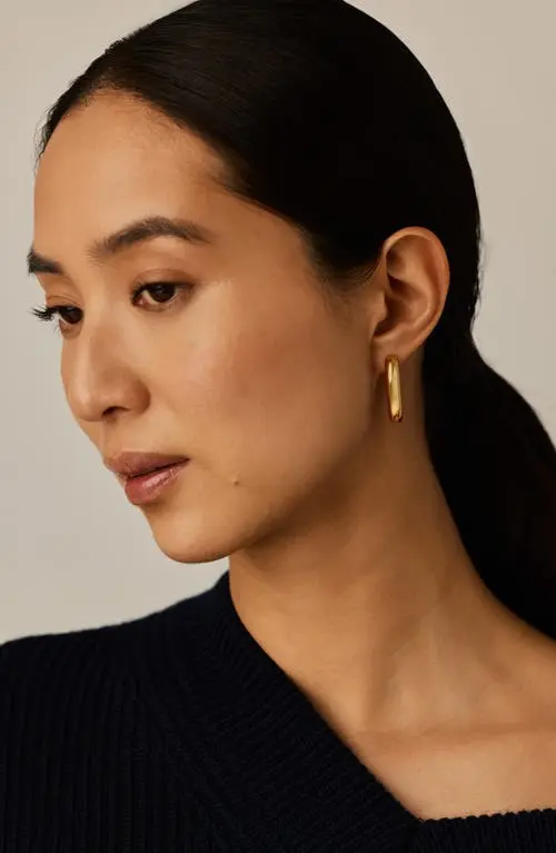 MISSOMA Chubby Oval Medium Hoop Earrings