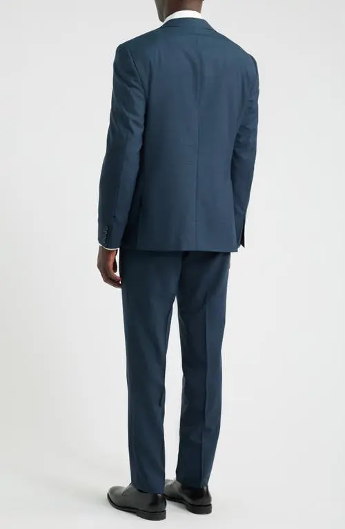 Canali Capri Trim Fit Solid Wool Suit