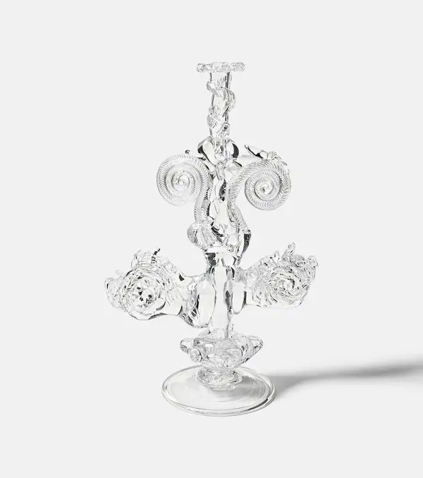 ALEXANDER KIRKEBY Crystal Candelabra - White