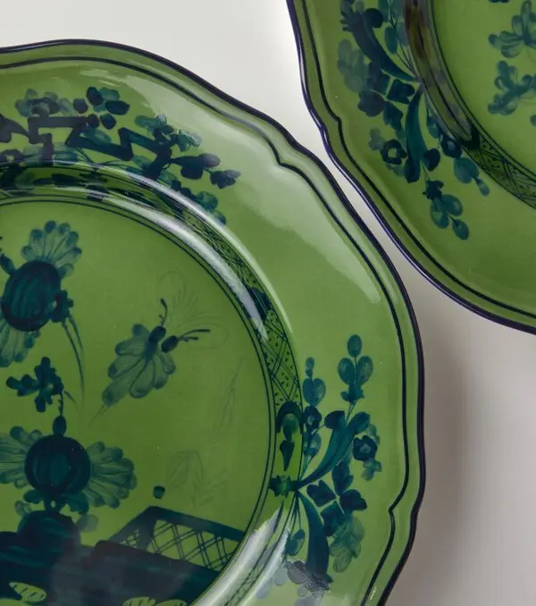 GINORI 1735 Oriente Italiano Dinner Plate - Green