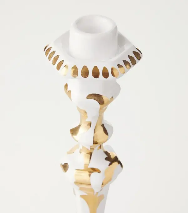 LES-OTTOMANS Turquerie Ceramic Candle Holder