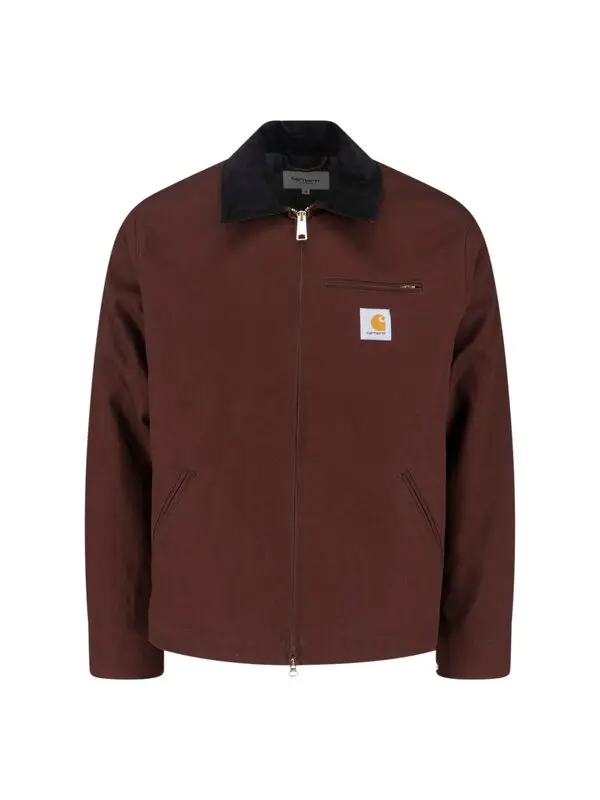 Carhartt Work In Progress Workwear Canvas Jacket - Brown