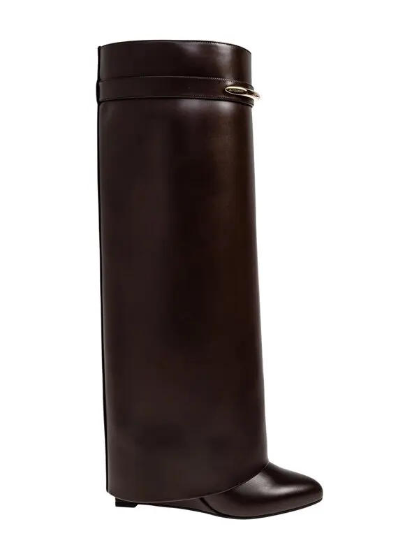 Givenchy Leather Ankle Boots - Brown