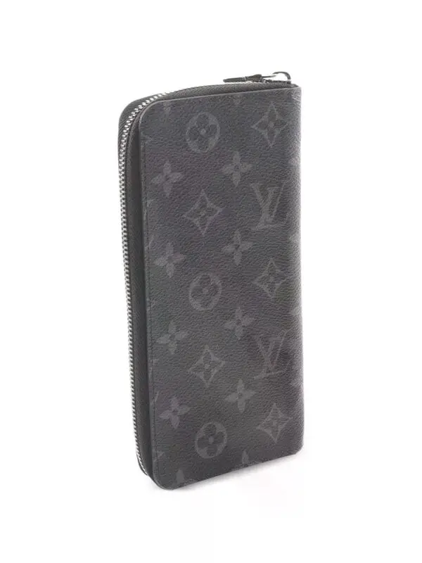 LOUIS VUITTON Eclipse Zippy Monogram Wallet - Black