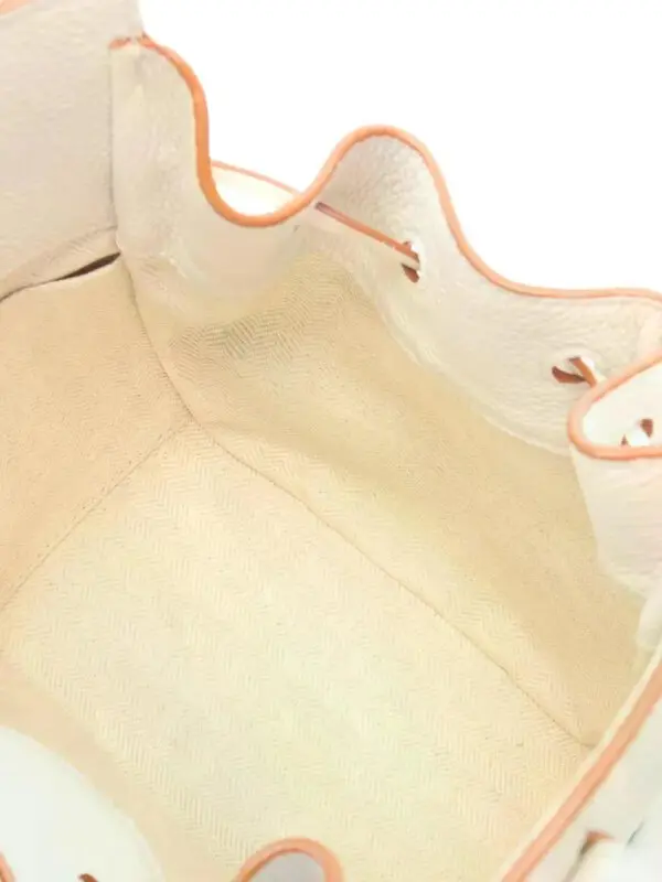 Loewe 2010s Mini Hammock Tote Bag - White