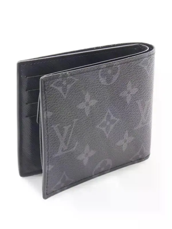 LOUIS VUITTON Portefeuille Marco Nm Monogram Eclipse Bi-fold Wallet