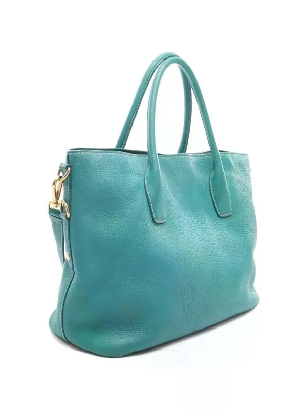 Prada 2000s Leather Tote Bag