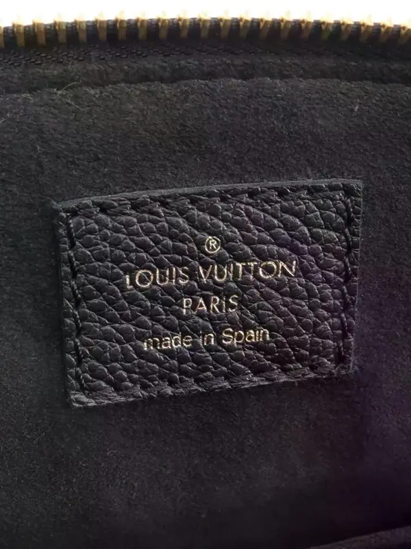 LOUIS VUITTON Monogram Empreinte Petit Palais Tote Bag - Black