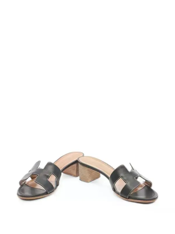 Hermès Calf Leather Oasis Mule Sandals