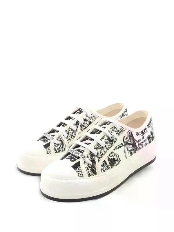 Dior Walk'n' Plan De Paris Sneakers - White