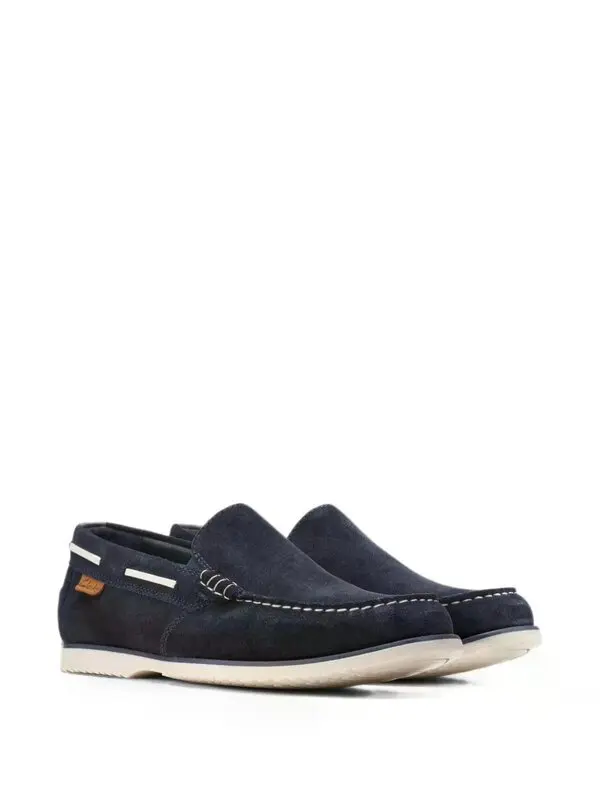 Clarks Noonan Step Suede Loafers - Blue