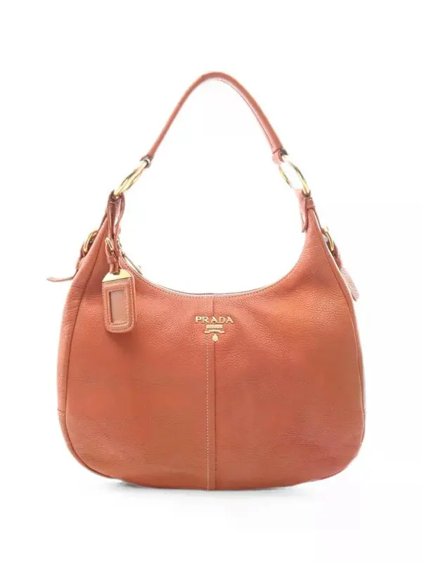 Prada 2000s Name Tag Shoulder Bag