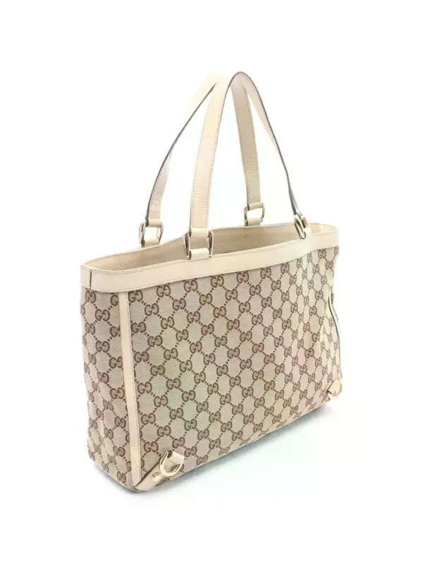 Gucci 2000s Abby-gg Canvas Tote Bag