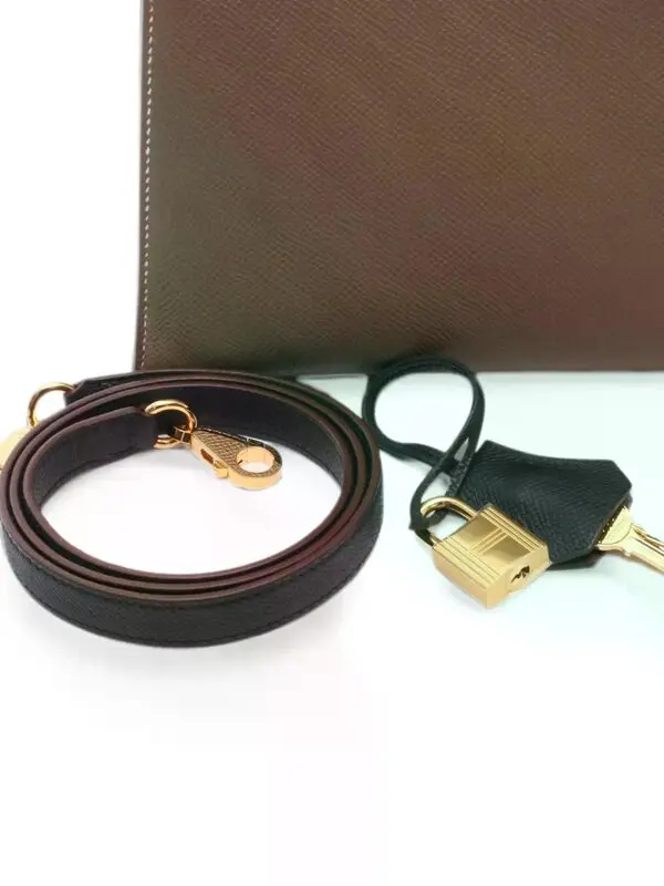 Hermès Kelly 25 Leather Tote Bag - Brown