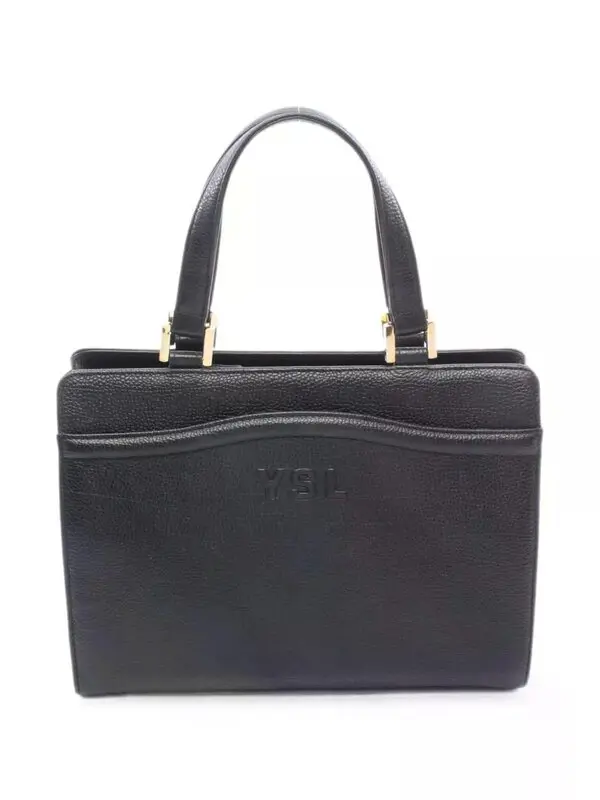 Saint Laurent 2010s Embossed Tote Bag
